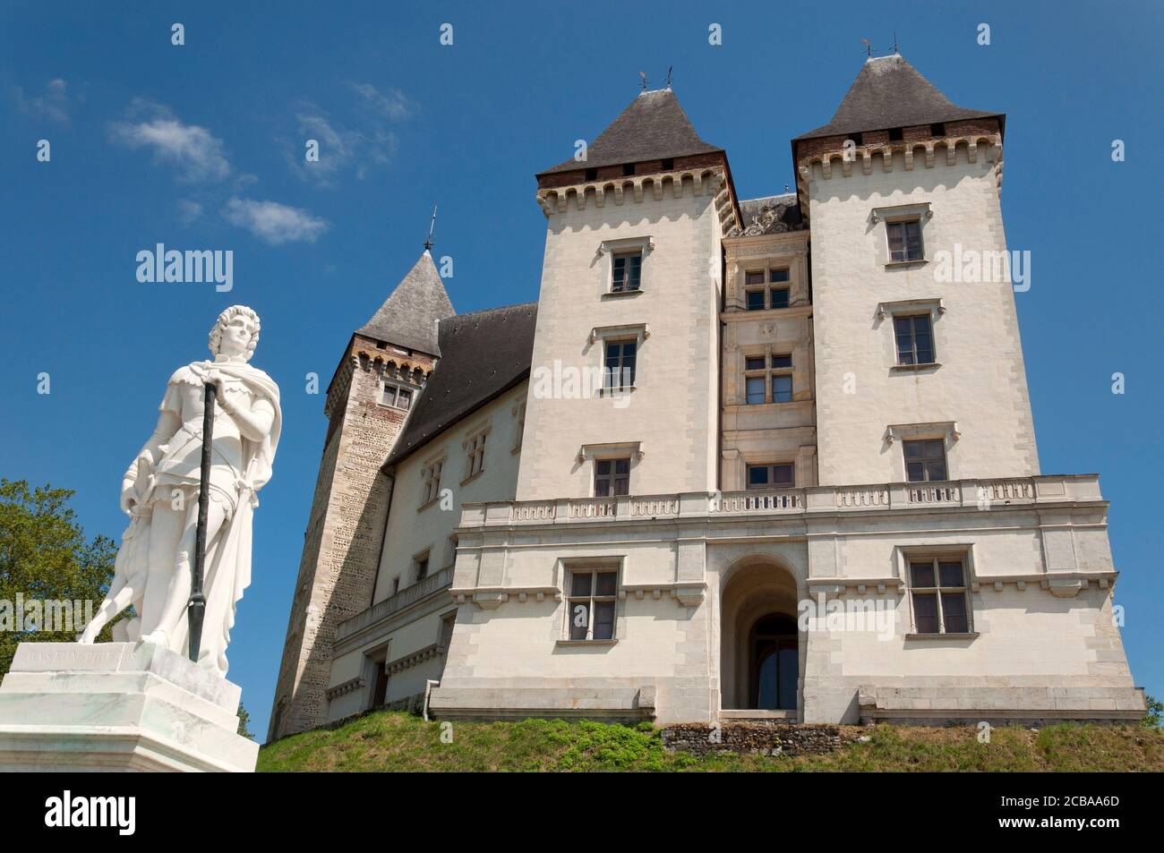 Pau medieval castle located in the French town of Pau in the department ...
