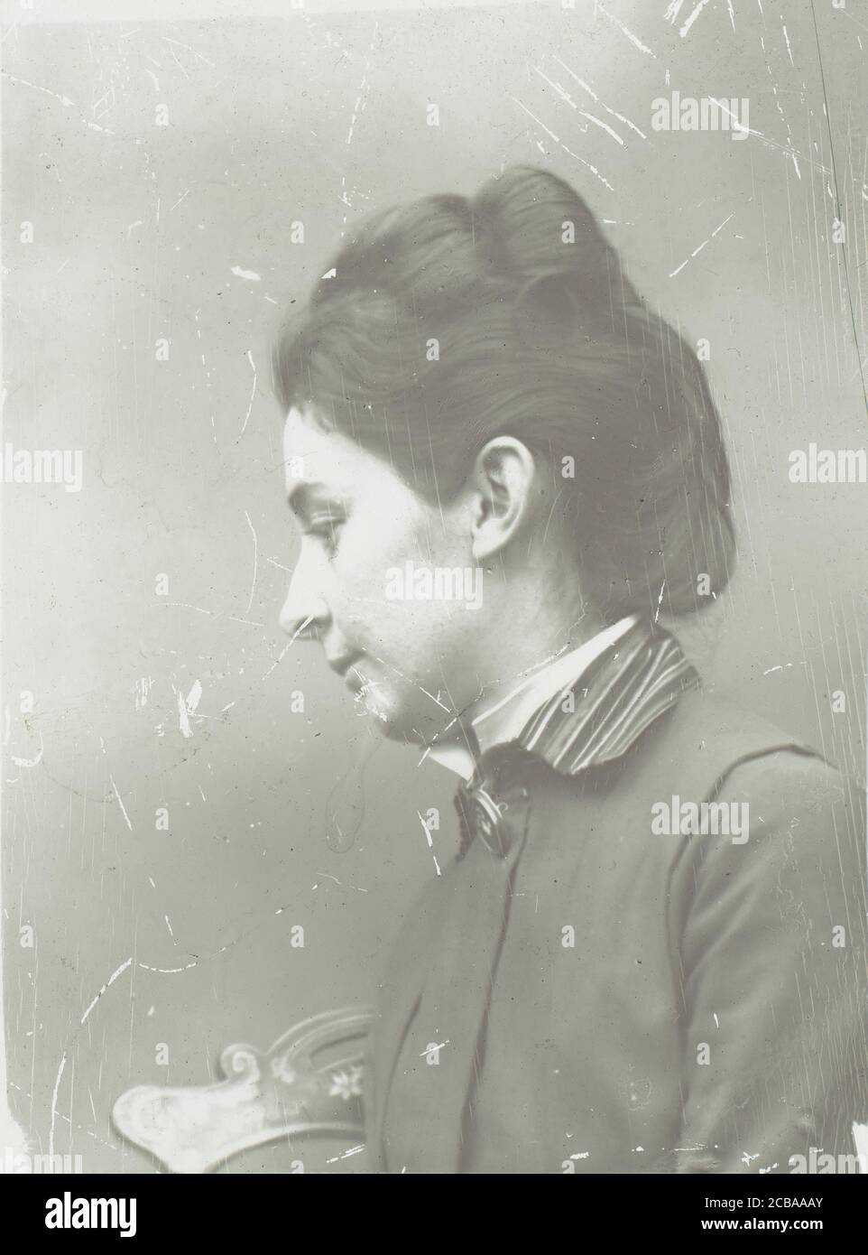 Female portrait, 1880s Stock Photo - Alamy