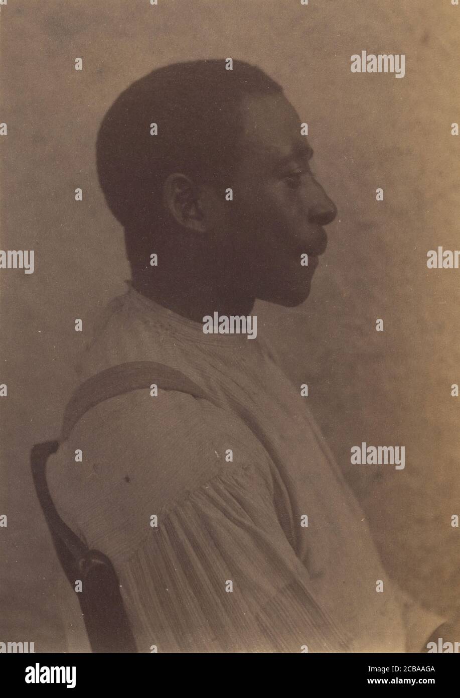 African-American Man, ca. 1884 Stock Photo - Alamy