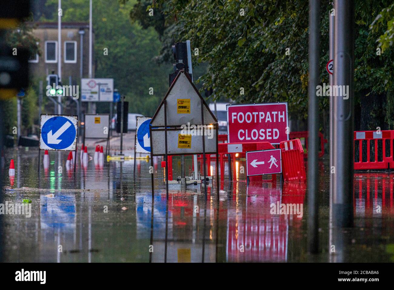 Following a 7 hour thunder storm throughout the night, residents of ...