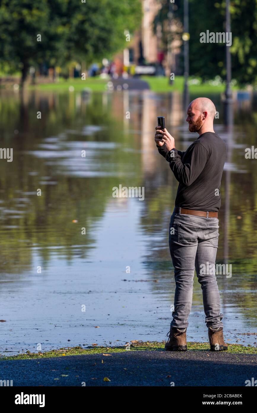 Following a 7 hour thunder storm throughout the night, residents of ...