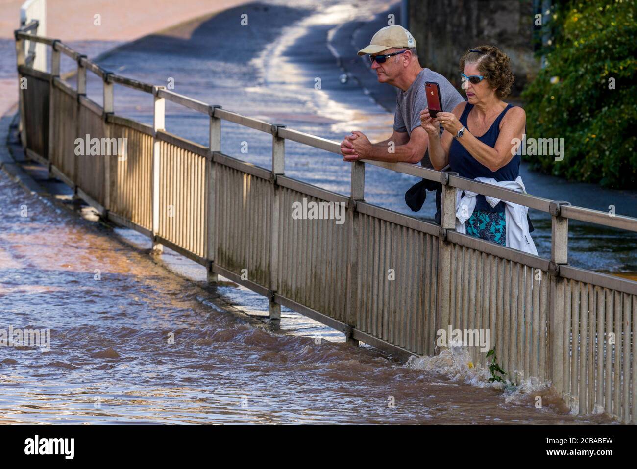 Following a 7 hour thunder storm throughout the night, residents of ...