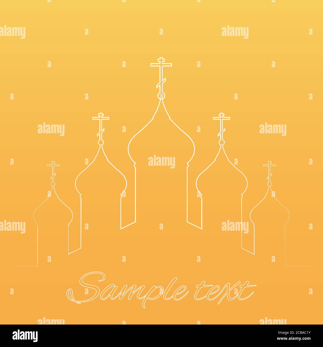 Slavic orthodox church Stock Vector Images - Alamy