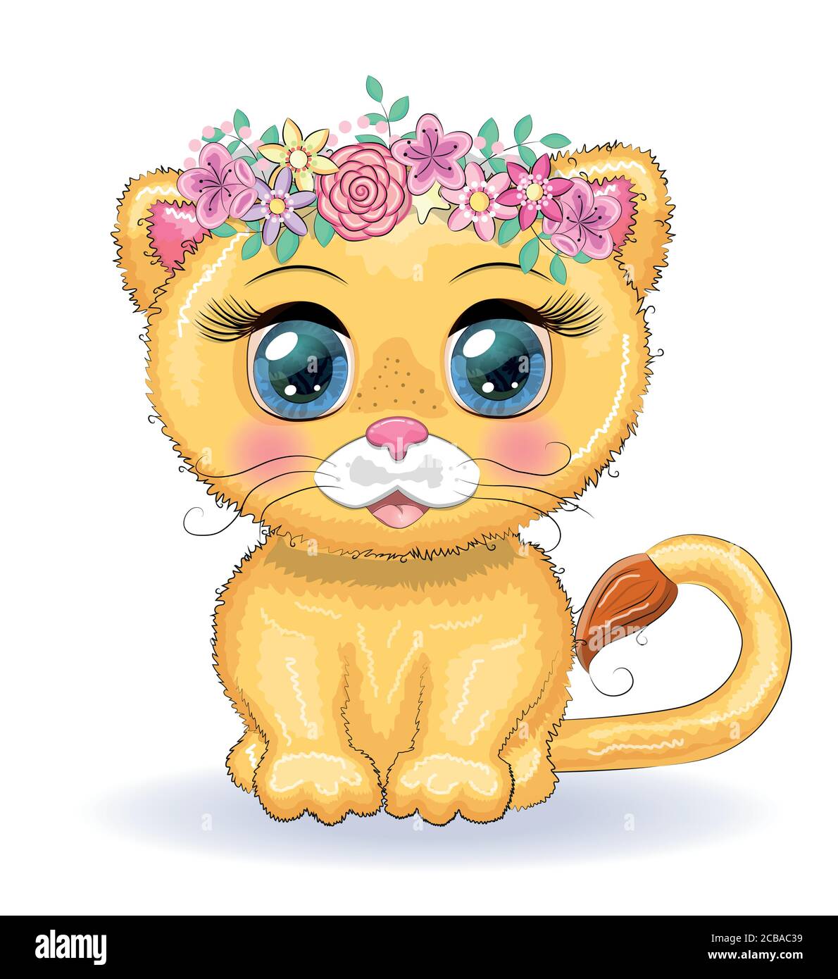 How To Draw Cartoon Animals With Cute Big Eyes