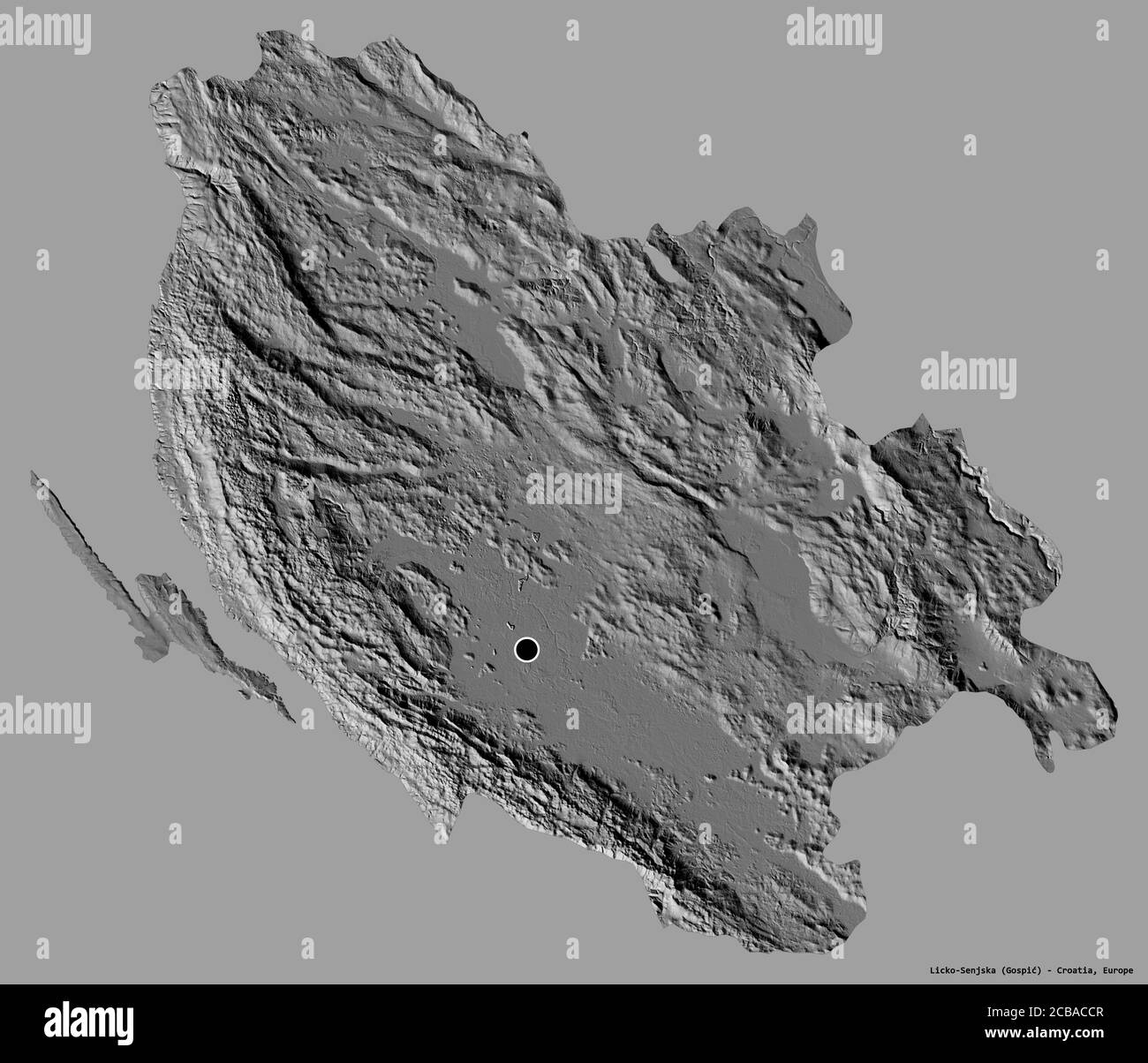 Senj map hi-res stock photography and images - Alamy