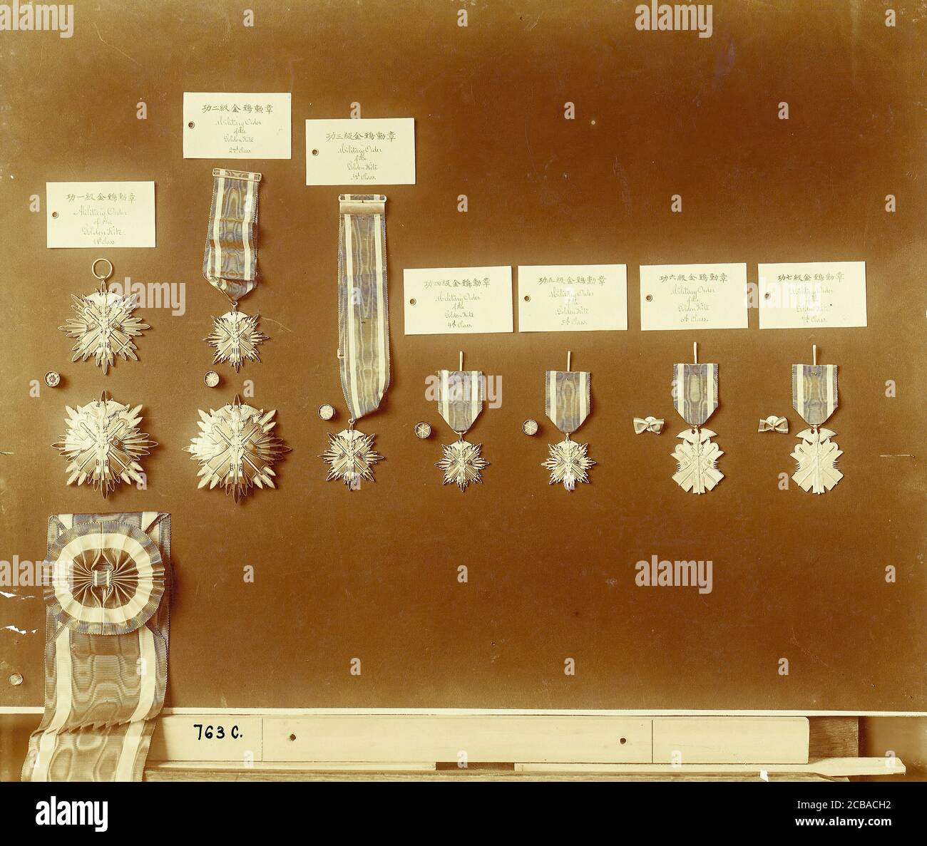 Military Order of the Golden Kite, 1880s-90s Stock Photo - Alamy