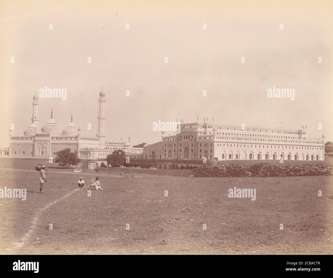 Asafi Mosque and the Bara Imambara, Lucknow, India, 1860s-70s Stock ...