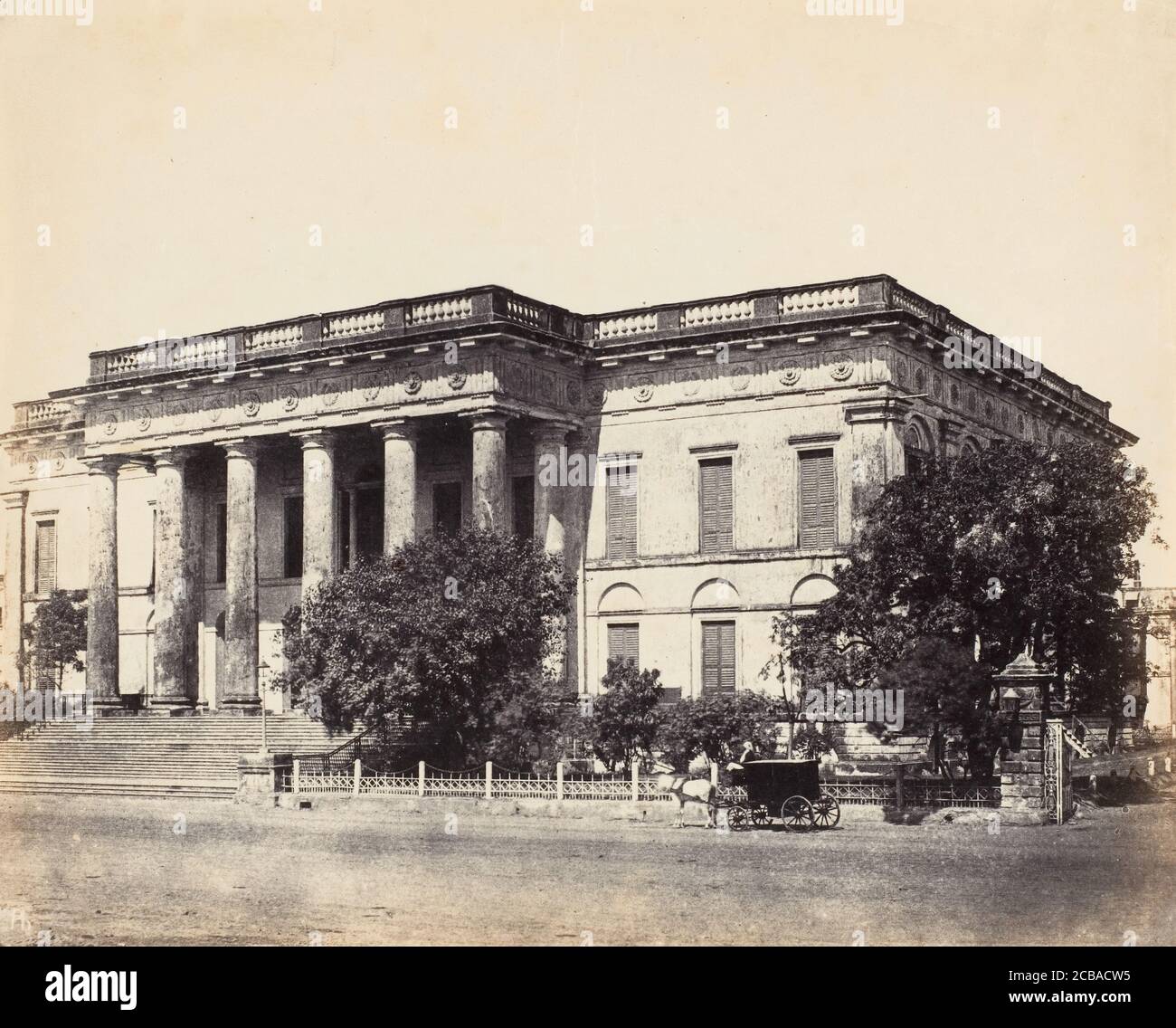 Town Hall, Calcutta, 1850s Stock Photo - Alamy