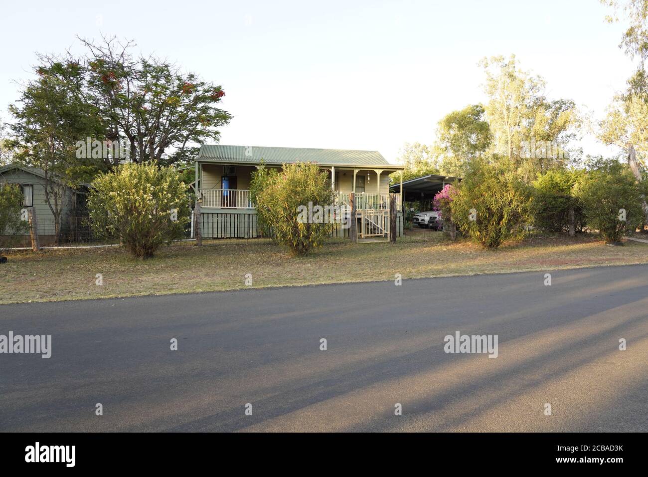 Rural town in the gem fields of Rubyvale, Queensland, Australia Stock ...