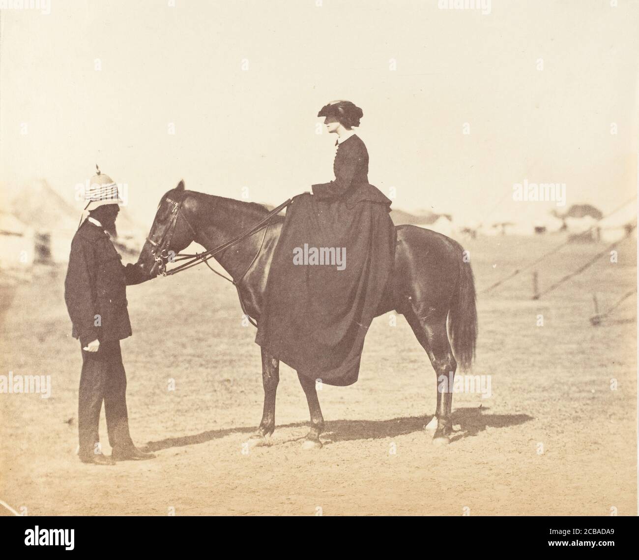 Major Jones and Lady Canning, 1858-61 Stock Photo - Alamy