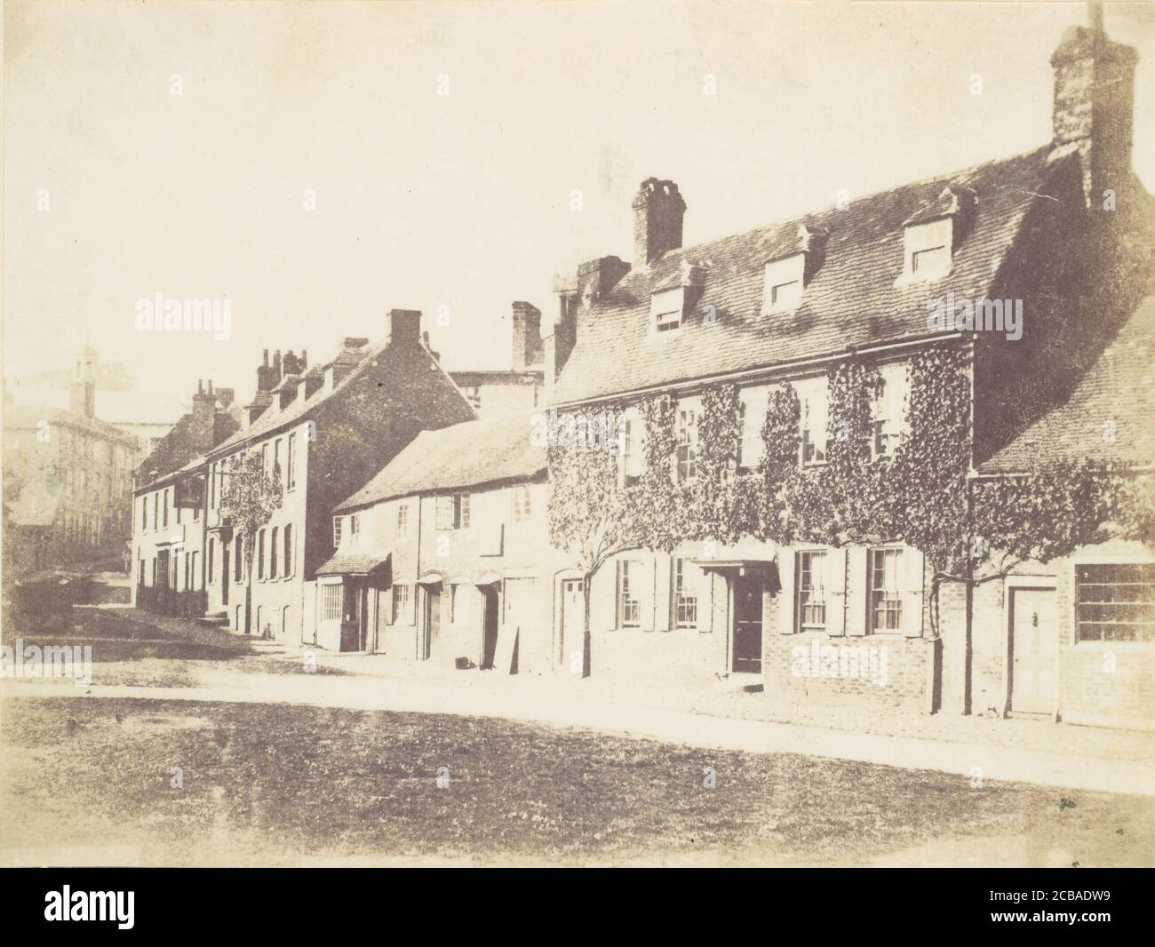 Houses on Village Street, 1850s Stock Photo - Alamy