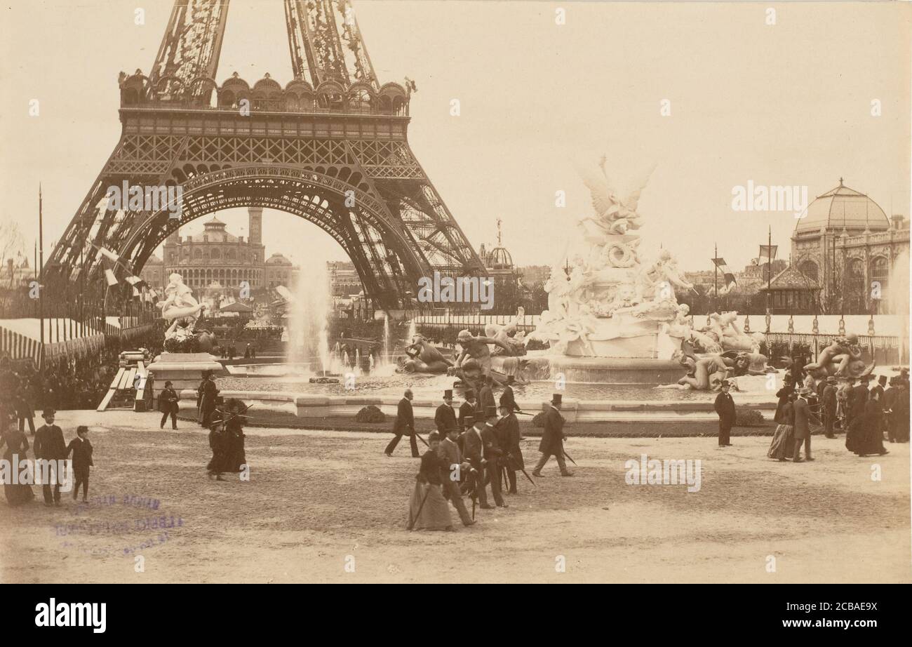 Eiffel Tower, 1890s Stock Photo - Alamy