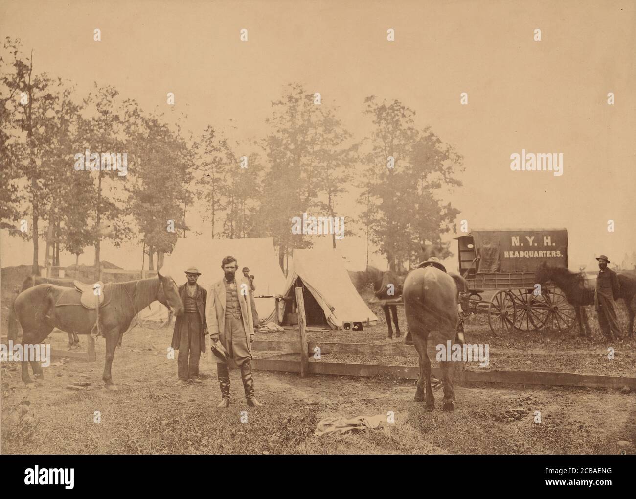 Civil war correspondents hi-res stock photography and images - Alamy