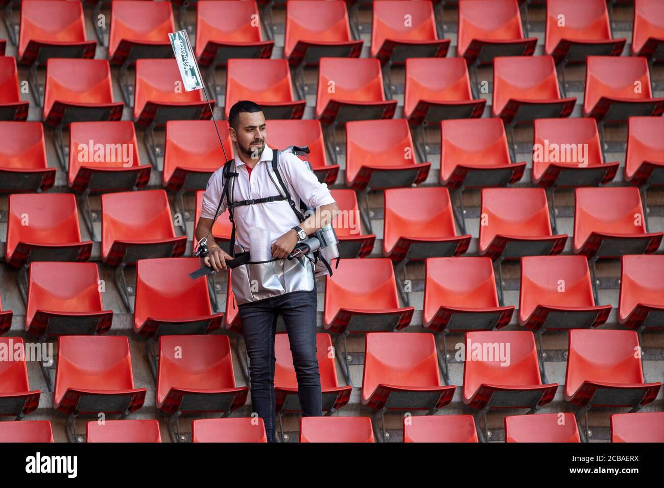 Sinan Bakis signs a contract at Heracles Almelo Stock Photo - Alamy