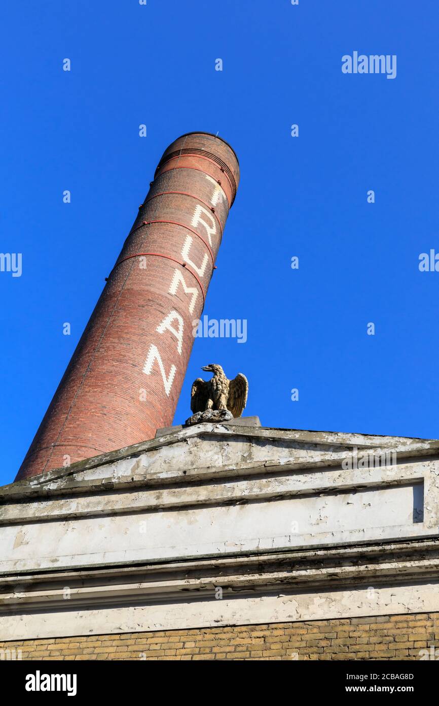 The Old Truman Brewery, chimney of the popular former brewery, now an ...