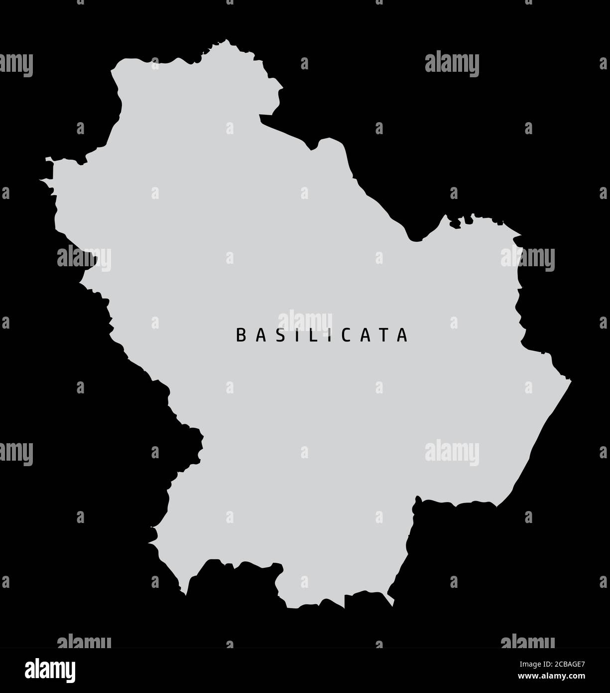 Basilicata province map hi-res stock photography and images - Alamy