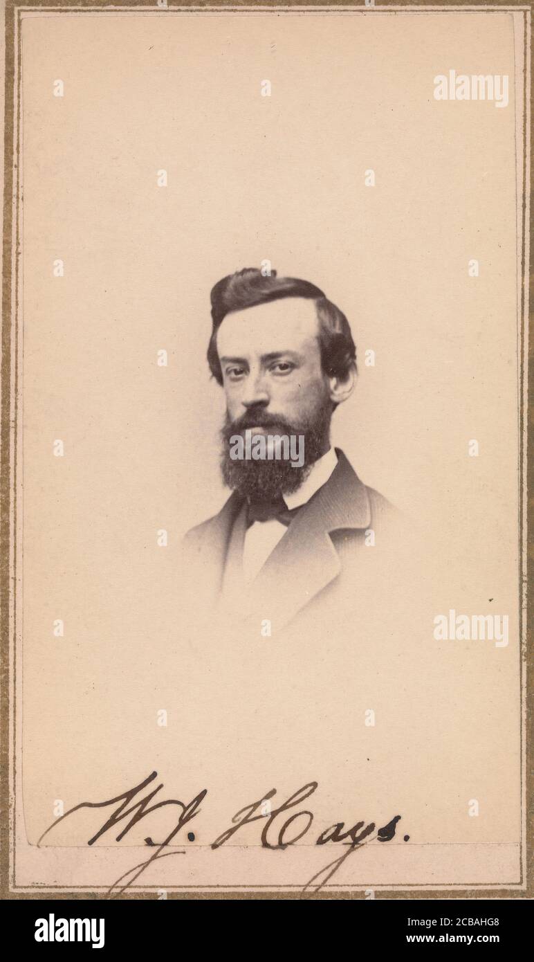 William Jacob Hays, Sr., 1860s Stock Photo - Alamy