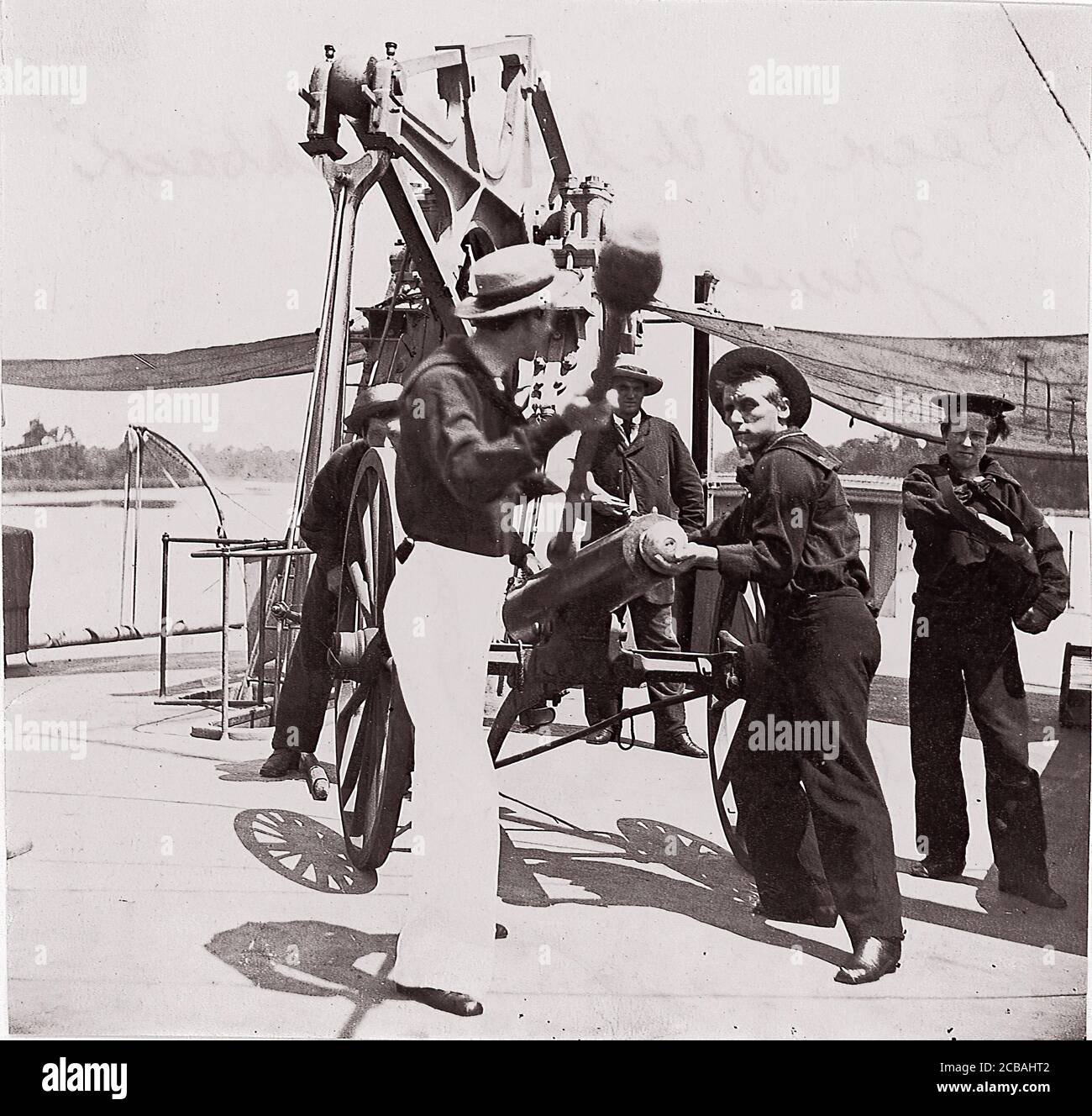 Officers of U.S.S. Hunchback, 1861-65. Formerly attributed to Mathew B ...