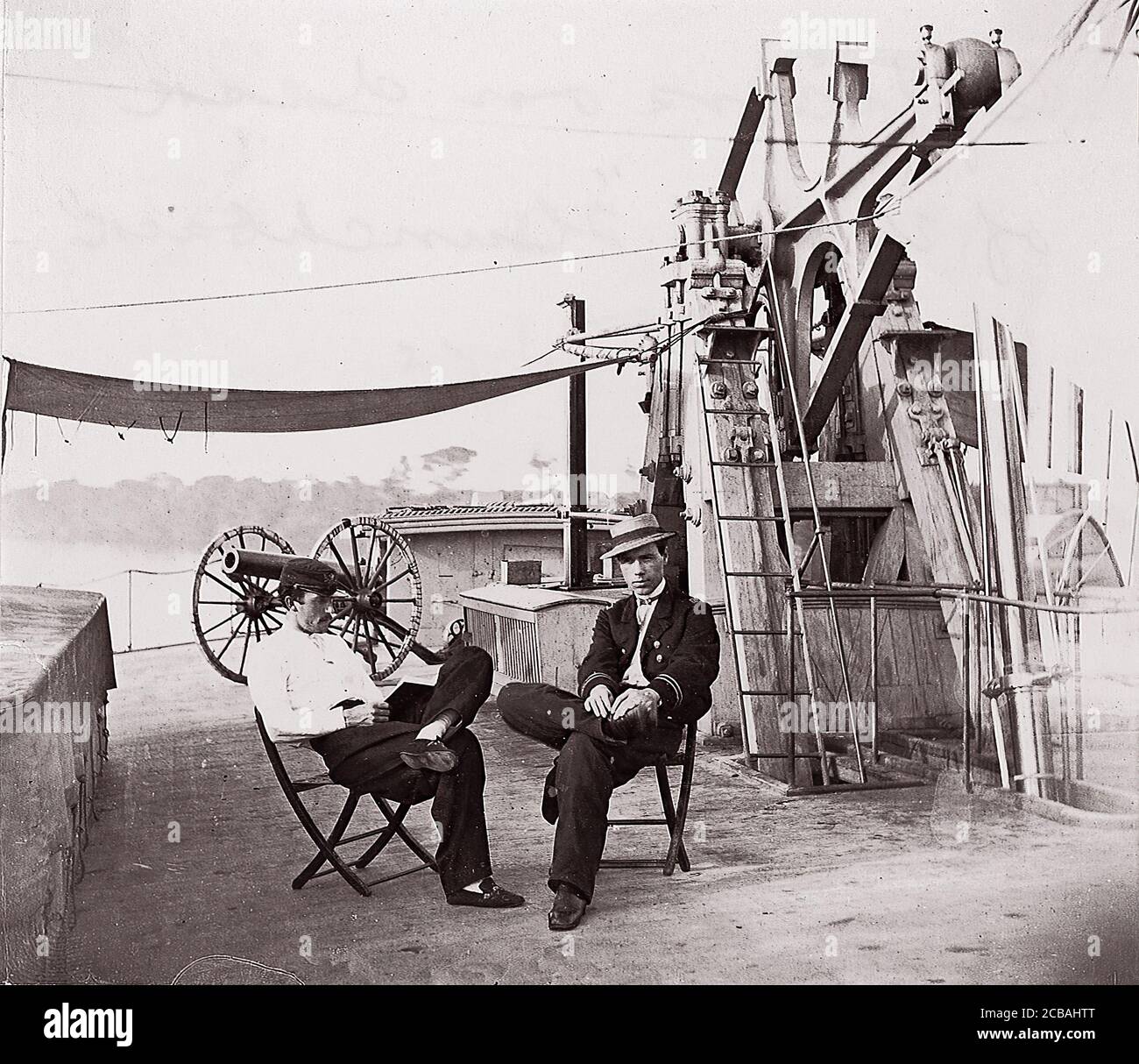 Officers of U.S.S. Hunchback, 1861-65. Formerly attributed to Mathew B ...