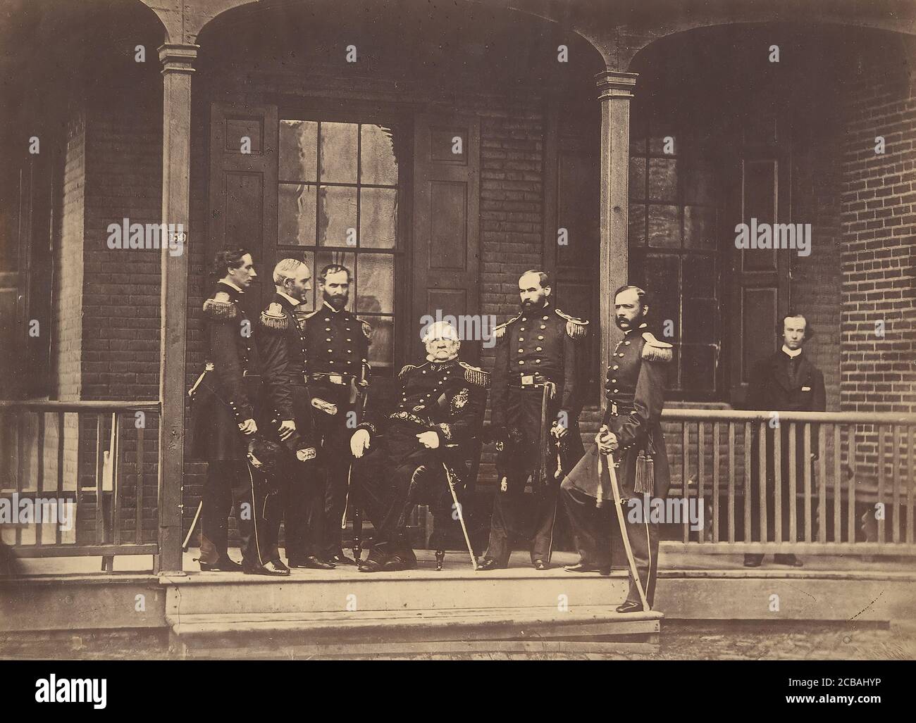 Lieutenent General Scott, General-in-Chief U.S. Army, & Staff ...