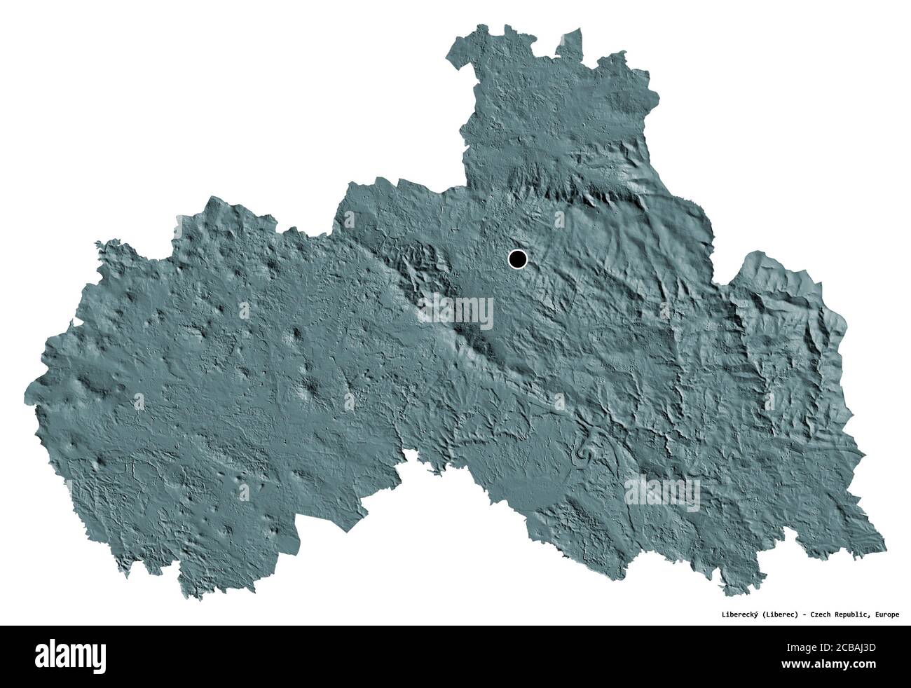 Map of liberec Cut Out Stock Images & Pictures - Alamy
