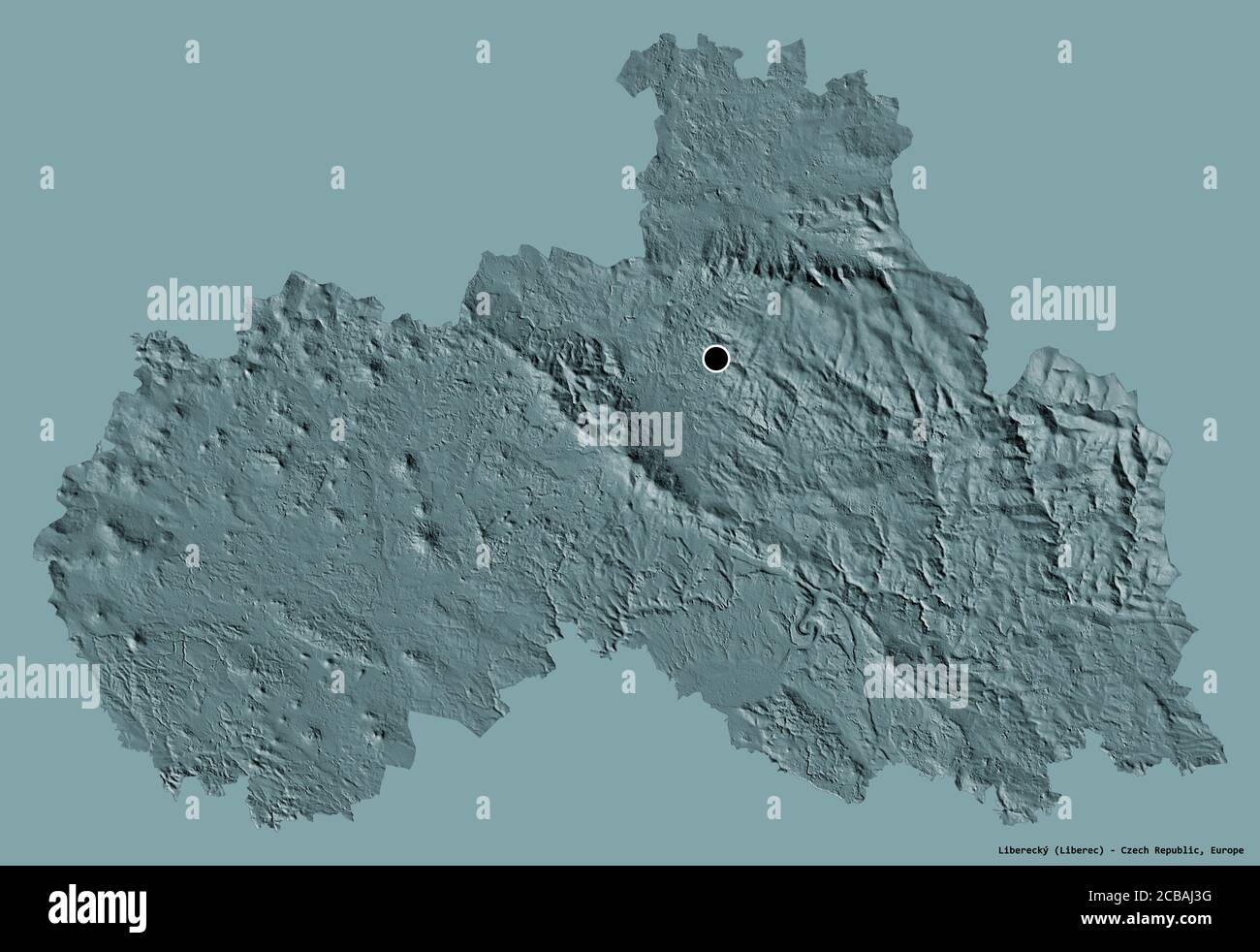 Liberec on a map hi-res stock photography and images - Alamy