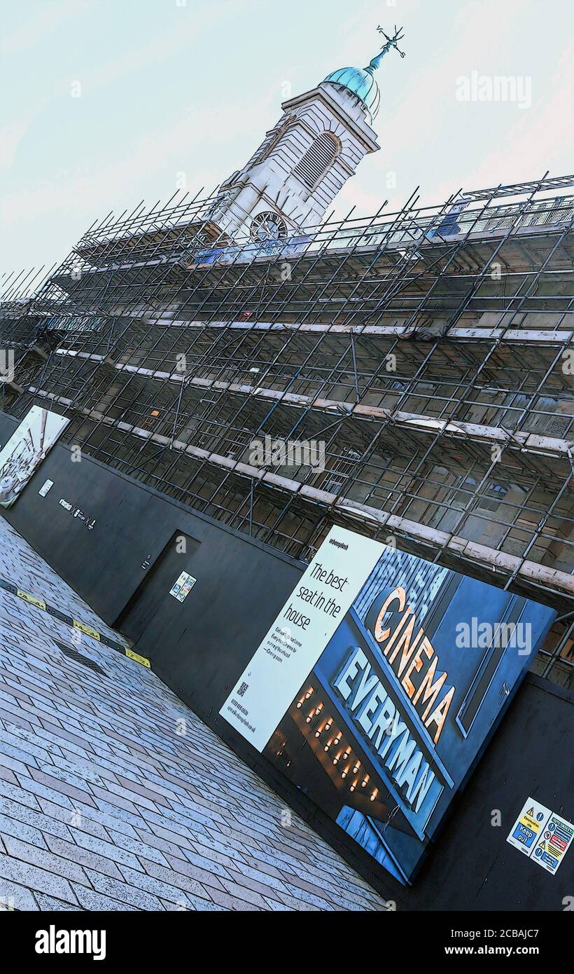 Photo illustration Work continues at the Melville Building at the Royal ...