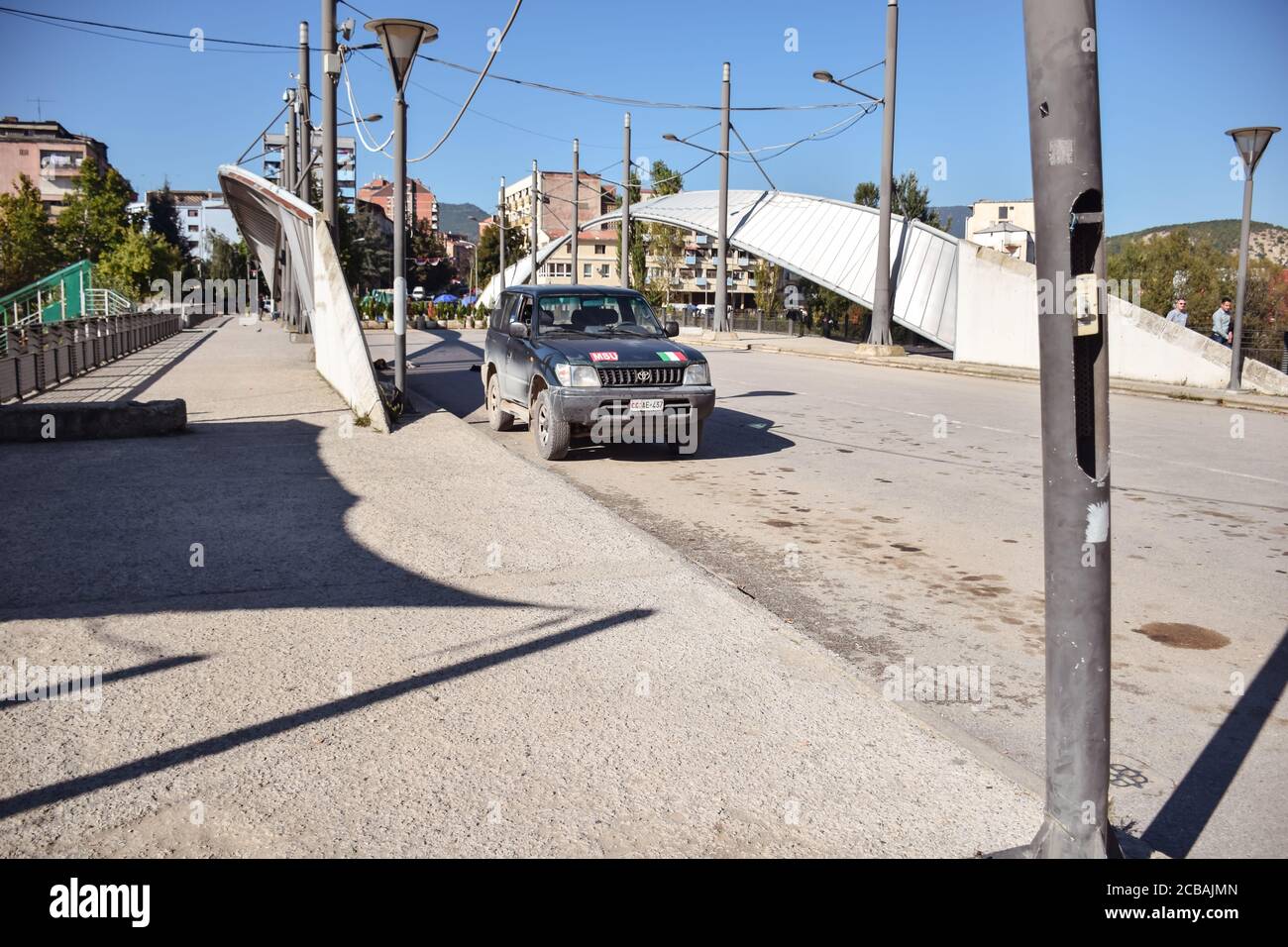 Mitrovica / Kosovo - September 27, 2019: 4x4 vehicle of the Italian ...