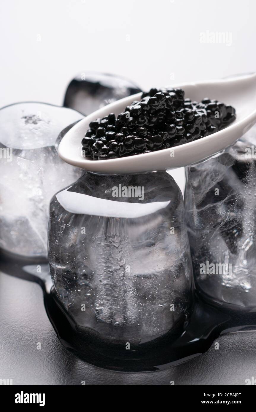Caviar beluga ice hi-res stock photography and images - Alamy