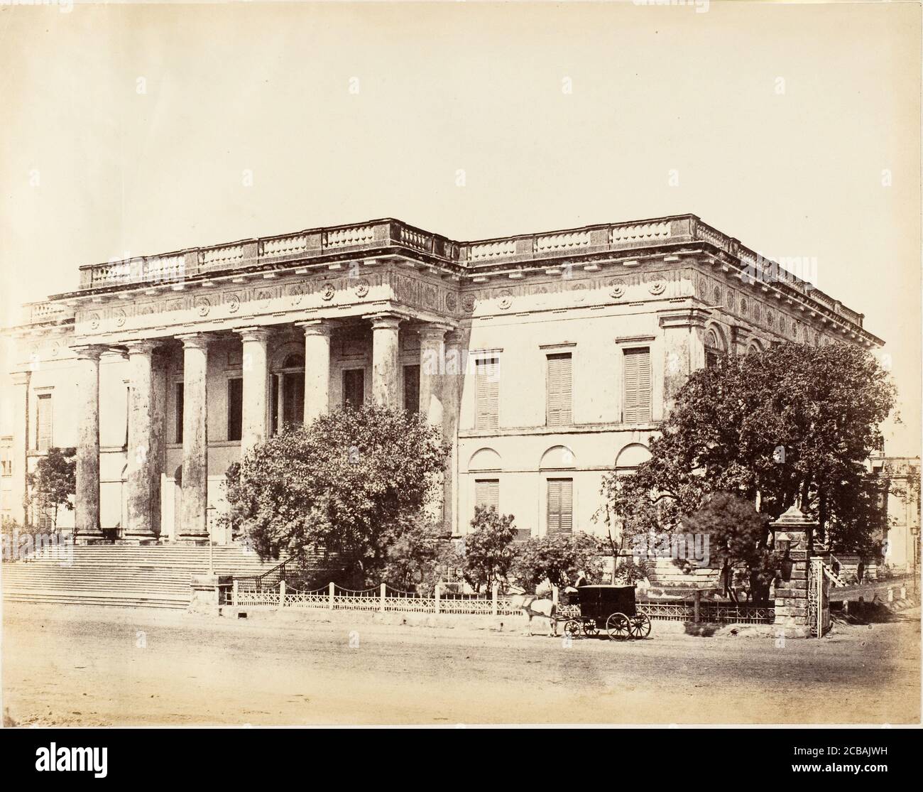 Town Hall, Calcutta, 1850s Stock Photo - Alamy