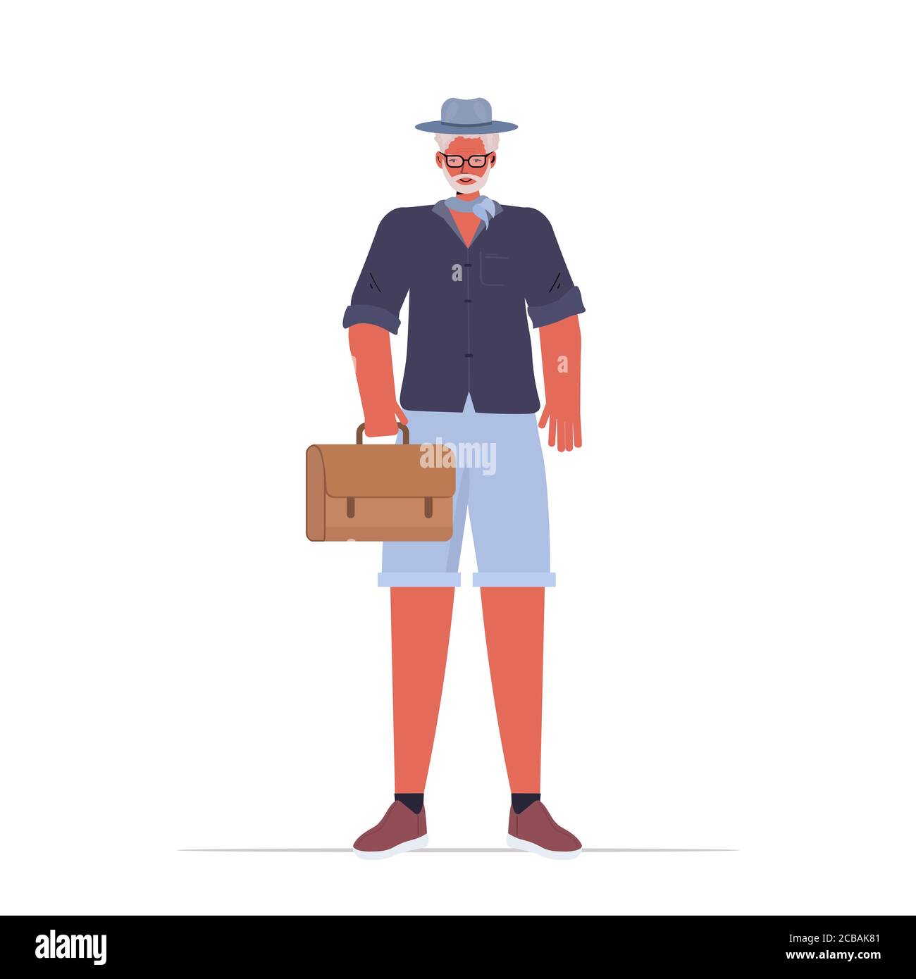 Mature man beard gray Cut Out Stock Images & Pictures - Alamy