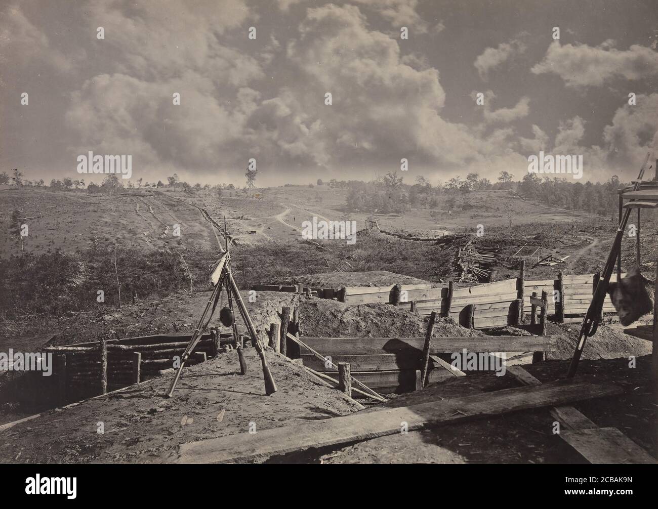 Civil war trench america hi-res stock photography and images - Alamy