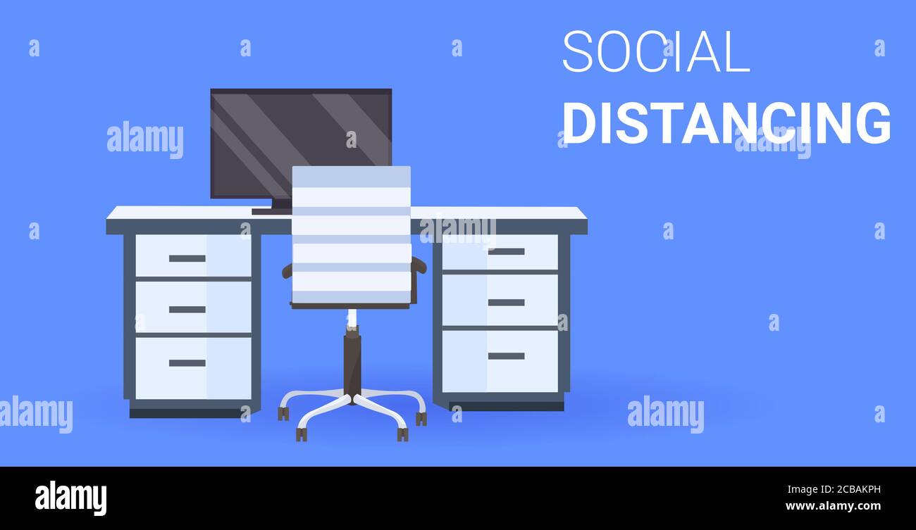 office workplace desk social distancing coronavirus epidemic protection ...