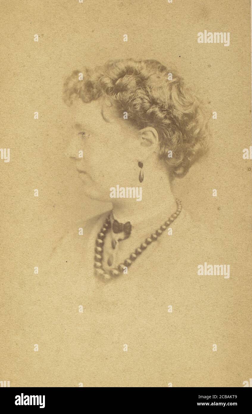 Florence Anne Claxton, 1860s Stock Photo - Alamy