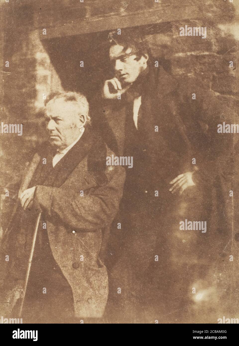 Rev. Miller and His Son Rev. Samuel Miller, 1843-47 Stock Photo - Alamy