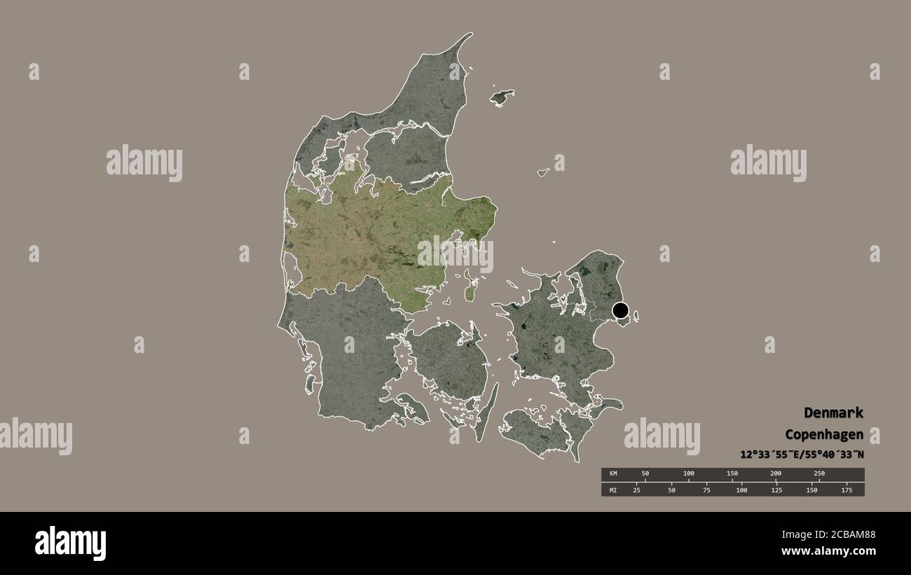 Copenhagen map satellite view denmark hi-res stock photography and ...