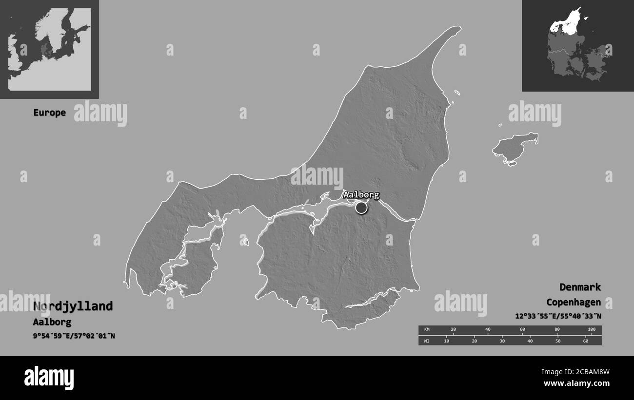 Aalborg map Black and White Stock Photos & Images - Alamy