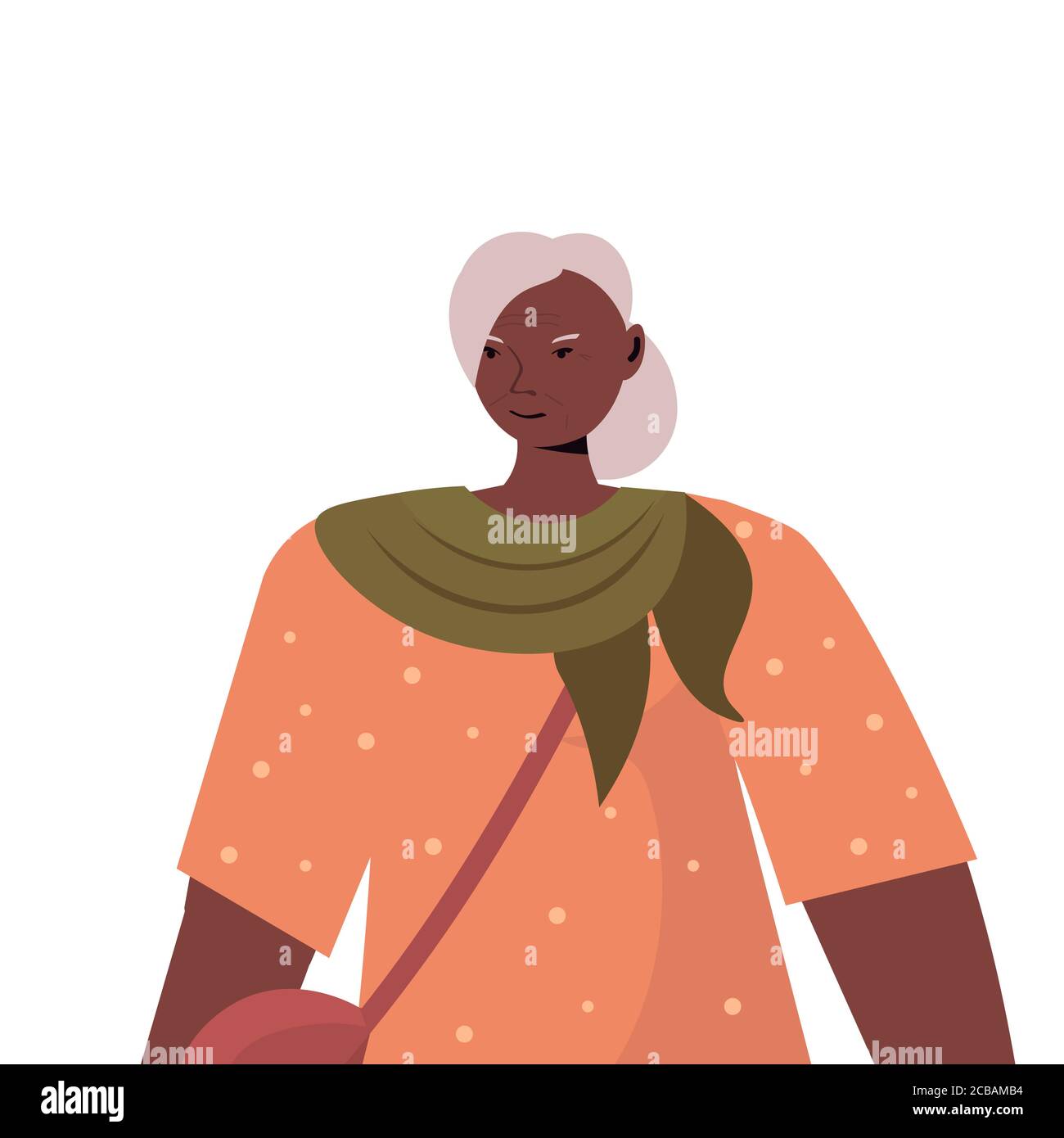 Gray Haired Lady Cartoon