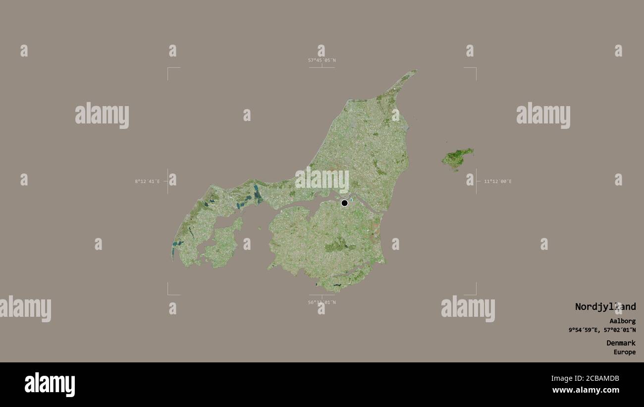 Aalborg area map hi-res stock photography and images - Alamy