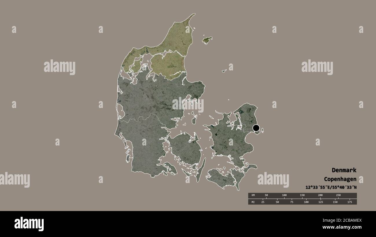 Copenhagen map satellite view denmark hi-res stock photography and images - Alamy