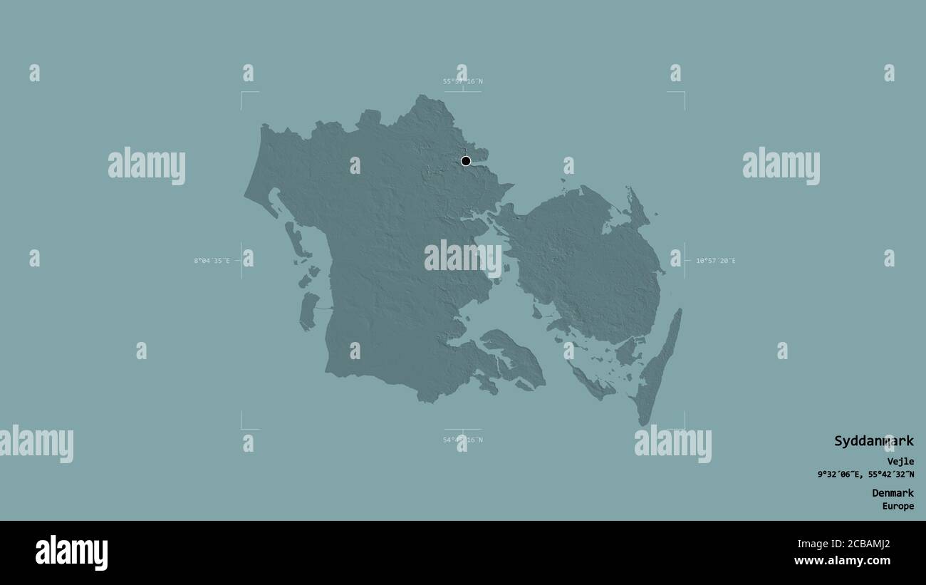 Vejle area map hi-res stock photography and images - Alamy