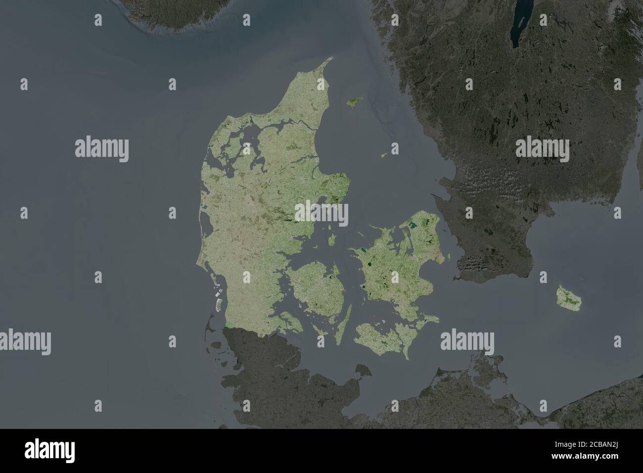 Copenhagen map satellite view denmark hi-res stock photography and ...