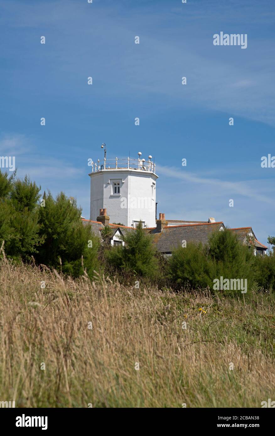 Lighthouse, Lizard Point, Cornwall, UK Stock Photo - Alamy