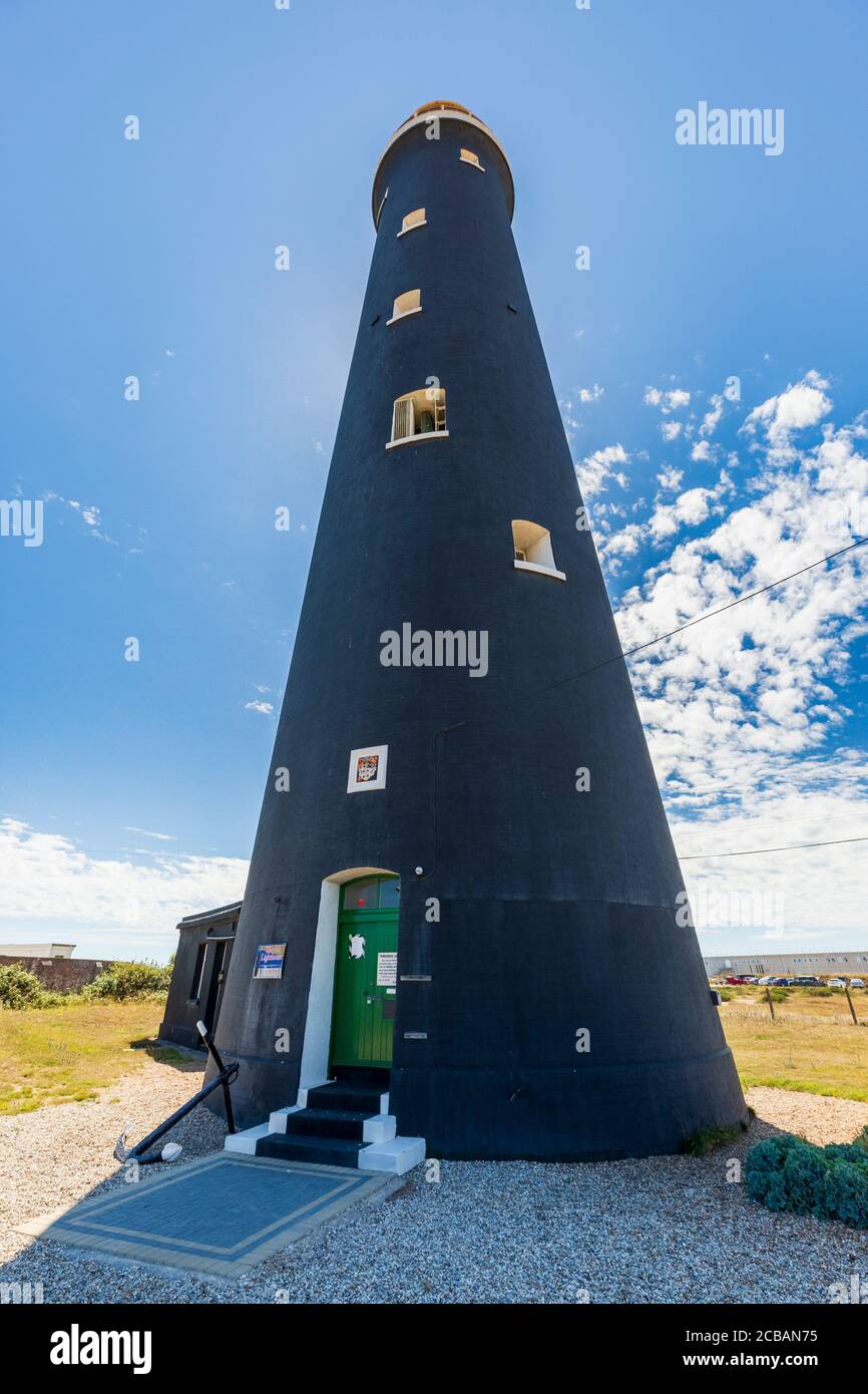 The Old Lighthouse at Dungeness in Kent, England Stock Photo - Alamy