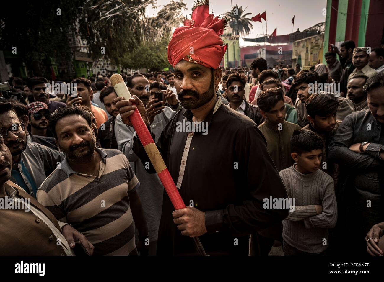 Security contractor at religious ceremonies in the Barbar Baba Noulakh ...