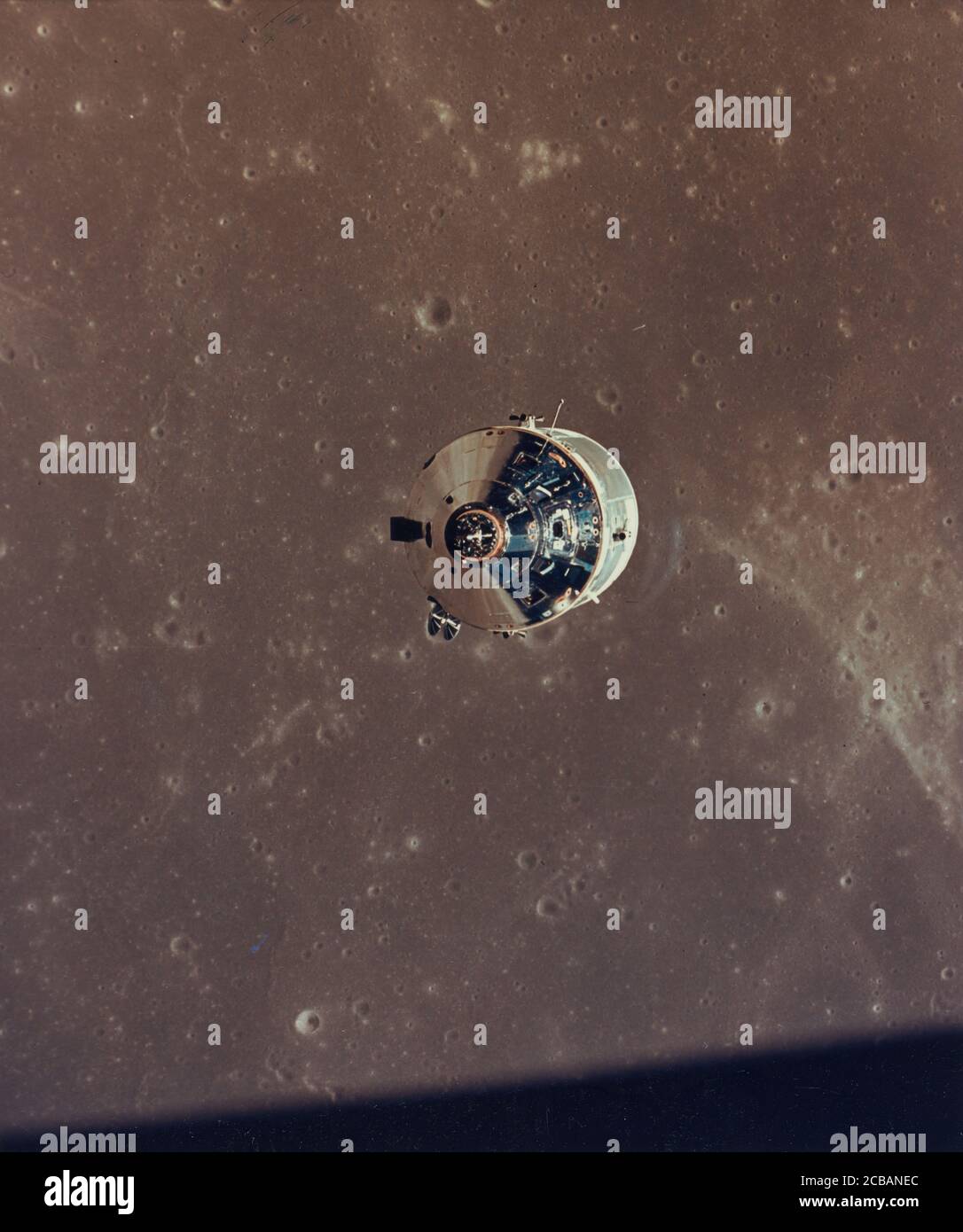 Apollo 11 Command and Service Modules Photographed from the Lunar ...