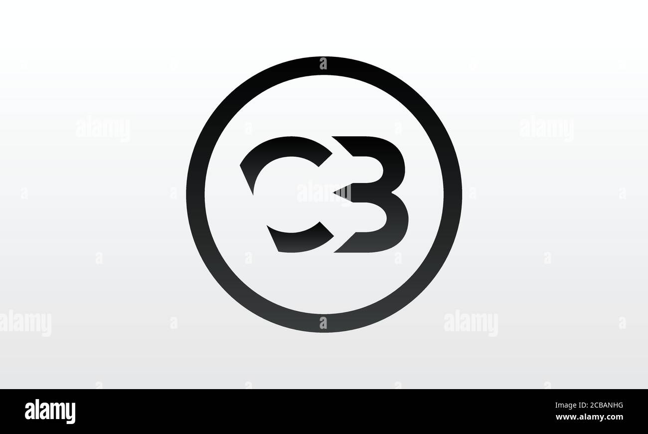 Initial CB Letter Logo With Creative Modern Business Typography Vector ...