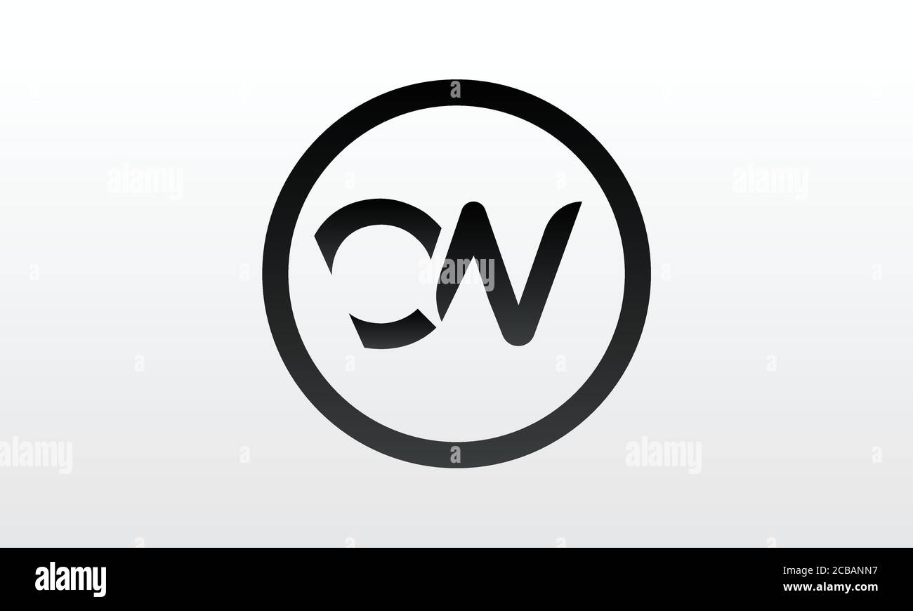 Initial CN Letter Logo With Creative Modern Business Typography Vector ...