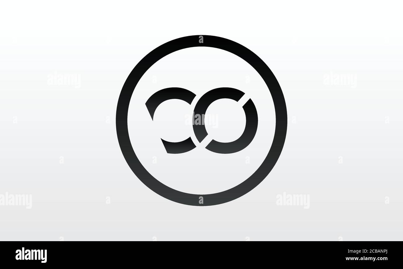 Initial CO Letter Logo With Creative Modern Business Typography Vector ...
