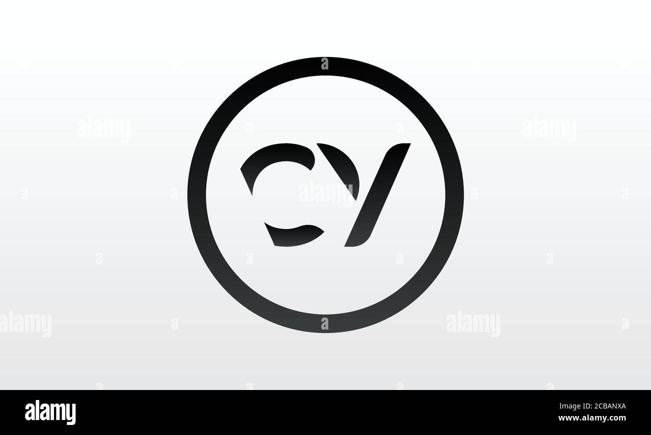 Initial CY Letter Logo With Creative Modern Business Typography Vector ...